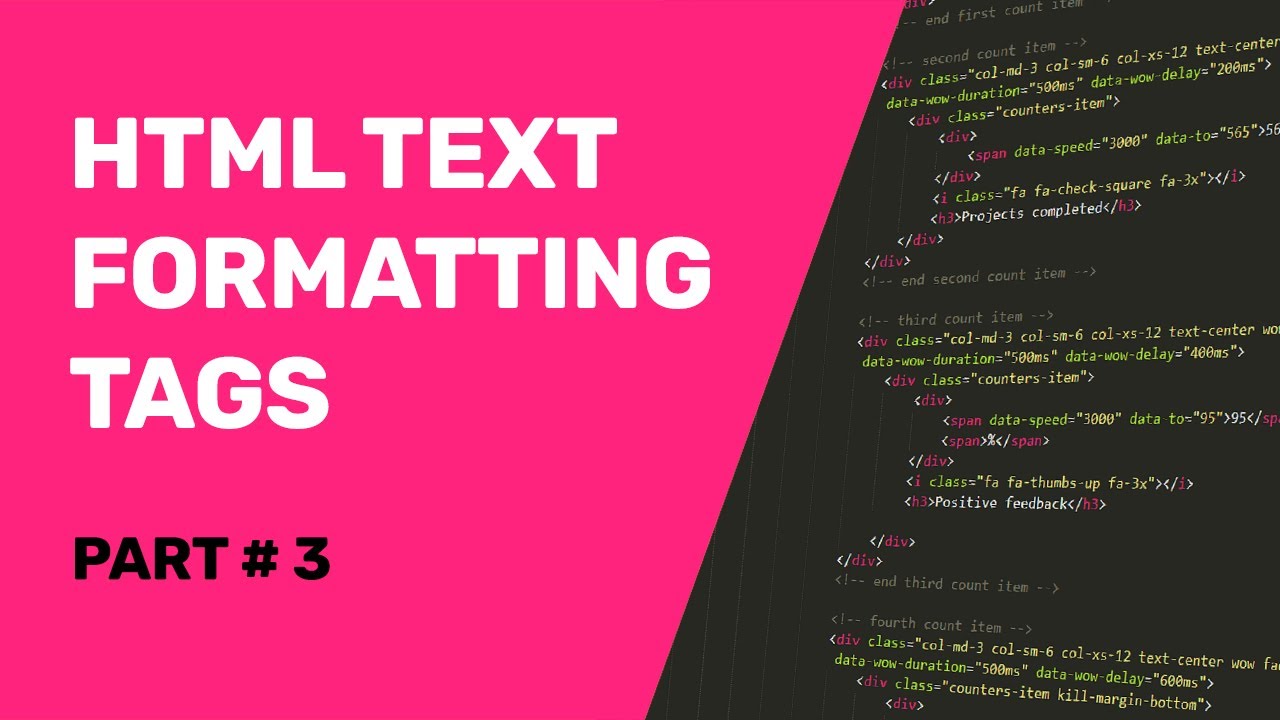 Formatting Tags In Html With Example At Albina Giese Blog