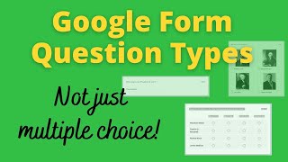 Types Of Questions In Google Forms Explained Doovi