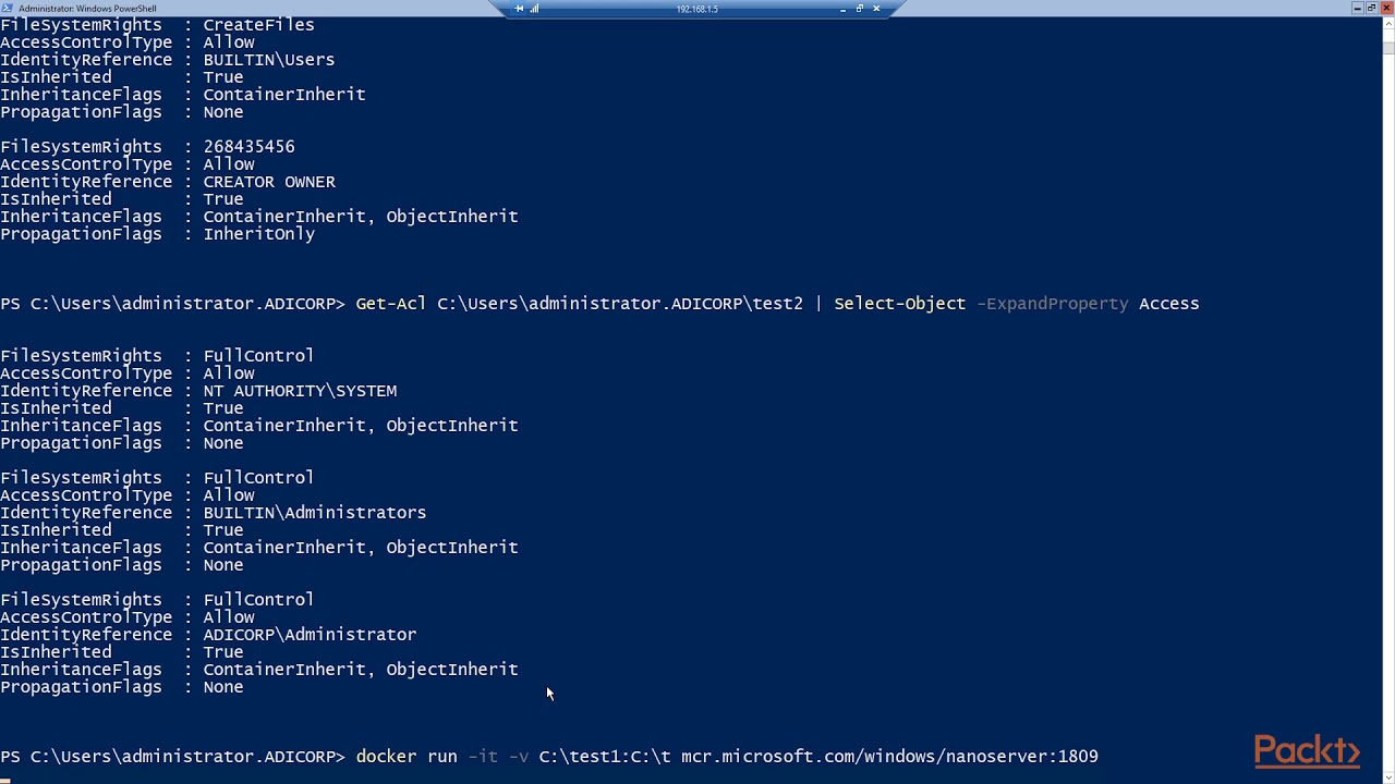 Implementing Windows Server 2019 Containers Docker Storage Packtpub