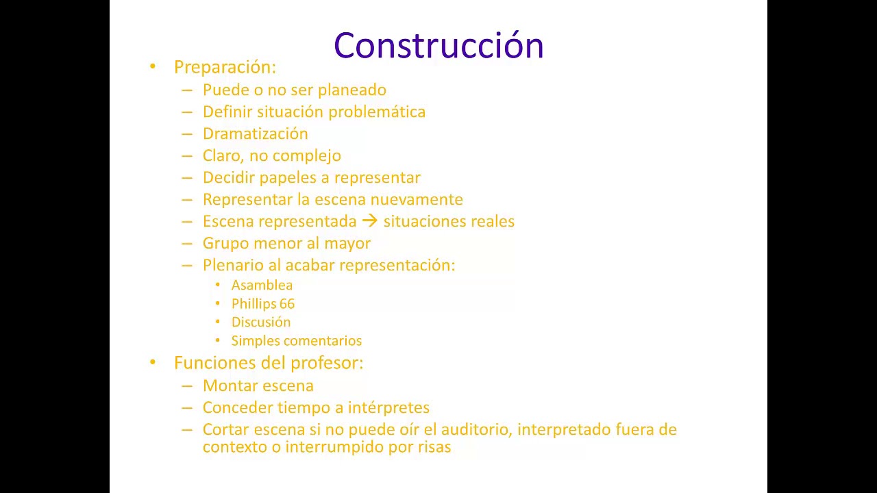 Capture 21 Técnicas De Aprendizaje 19 Sociodrama Youtube