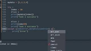 Catch Multiple Exceptions In One Line In Python Python Examples Python