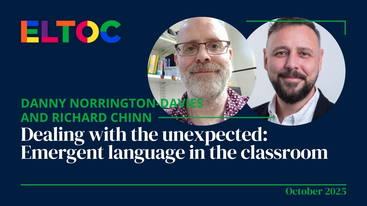 Emergent Language In The Classroom Danny Norrington Davies And