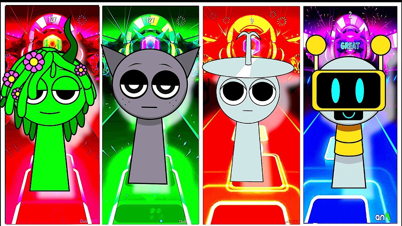 道 Sprunki Incredibox Simon Black Lime Gray Coffin Dance Meme Cover