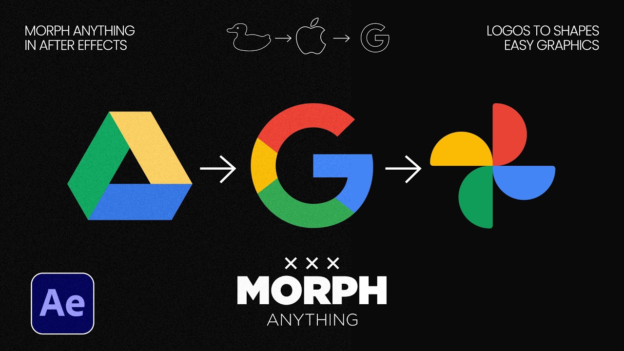 Morph Logos Objects Into Anything In After Effects Youtube