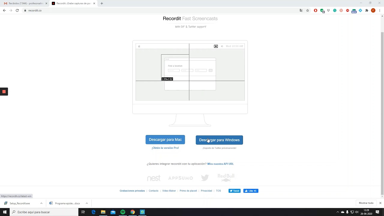 Grabar Pantalla Con Recordit Youtube