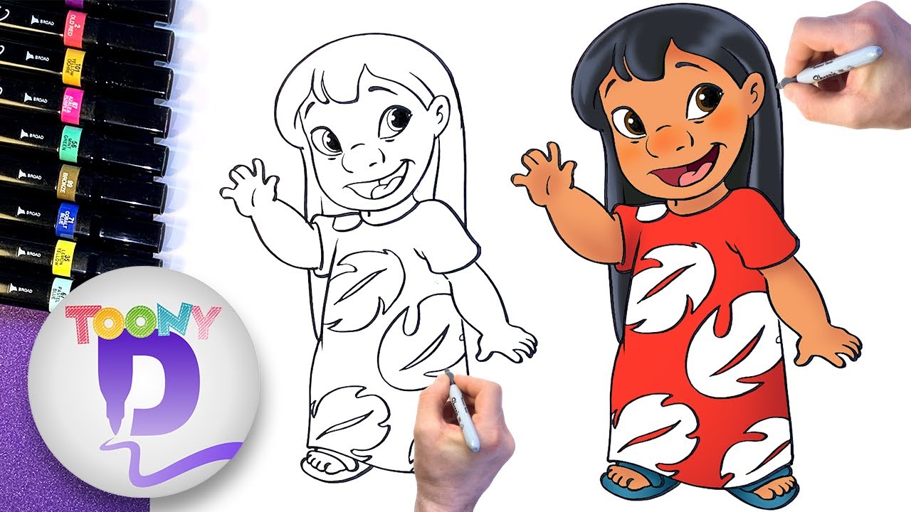 How To Draw Lilo Youtube