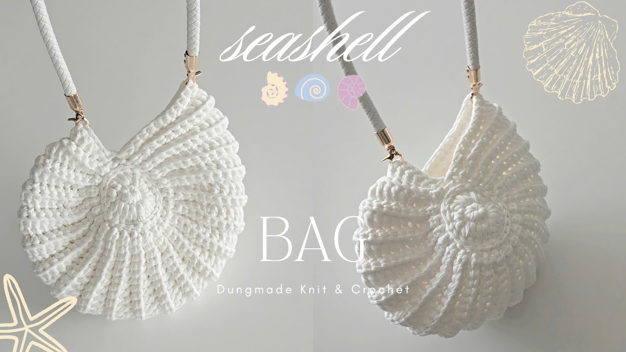 Crochet Seashell Bag Hж б Ng Dбє N Mгіc Tгєi Sгі д I Biб ѓn Youtube