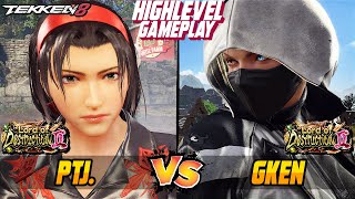 Tekken 8 Ptj Jun Kazama Vs Gken Reina Mishima T8 Season 2 High Level ...