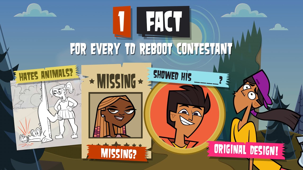 1 Fun Fact About Every Total Drama Reboot Contestant Youtube