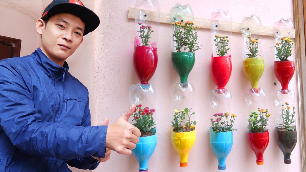 Plastic Bottle Garden Ideas Creative Upcycling 5 Flower Designs From