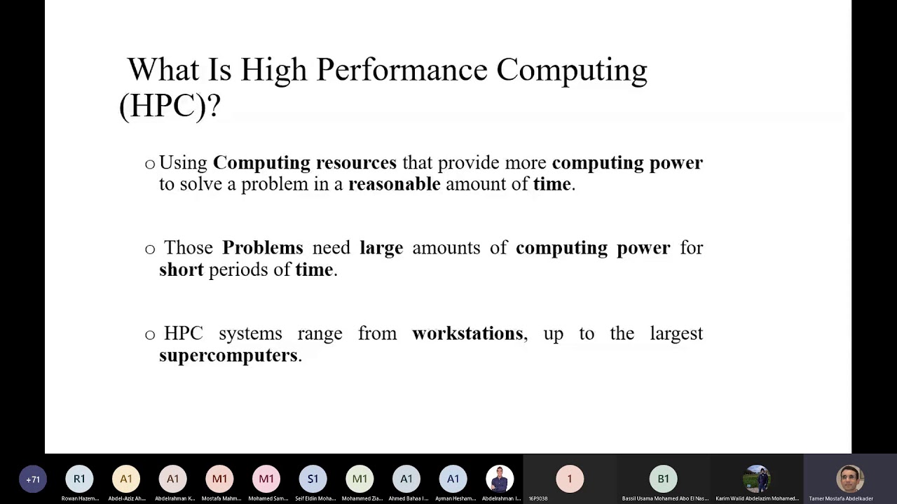 01 Introduction To Hpc Youtube