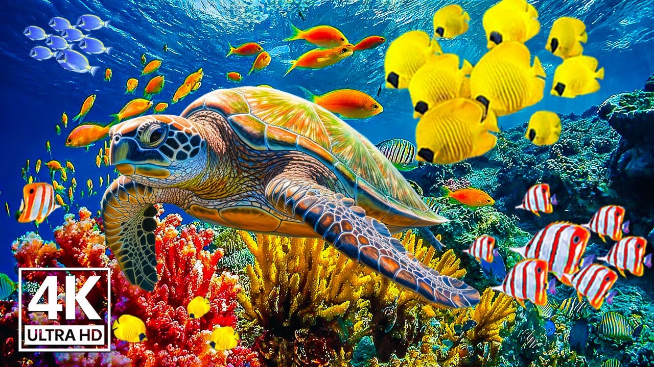 Dive Into The Mesmerizing Underwater Realm Marvel At Sea Animal In The