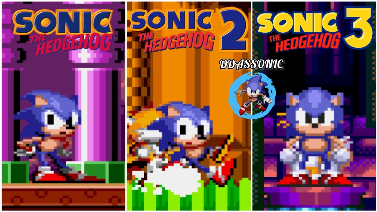 Sonic 1 Style In Sonic Trilogy Sonic Hack Youtube