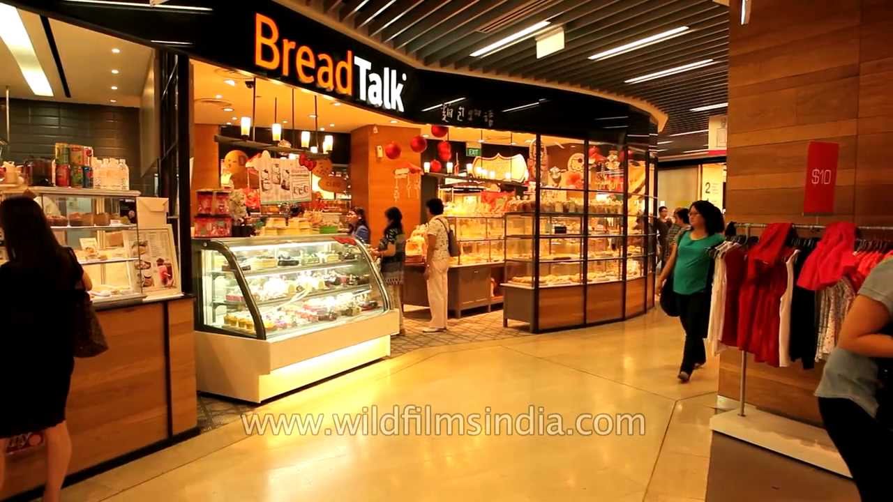 Bread Talk Shop In Singapore Mall Youtube