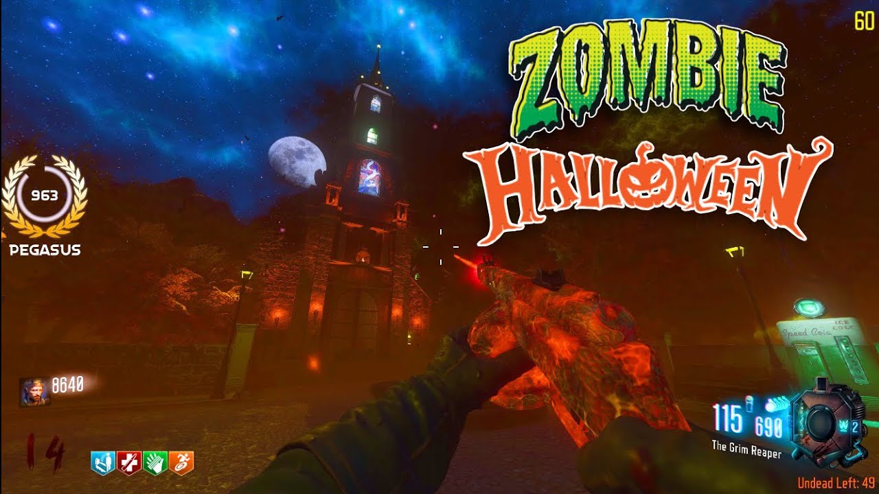 Zombie Halloween Bo3 Custom Zombies Map Youtube