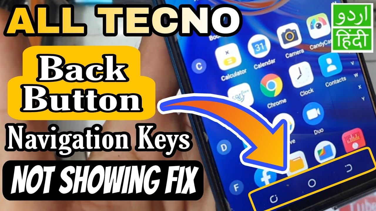 Tecno Back Button Navigation Keys Not Showing Fix For All Tecno Devices