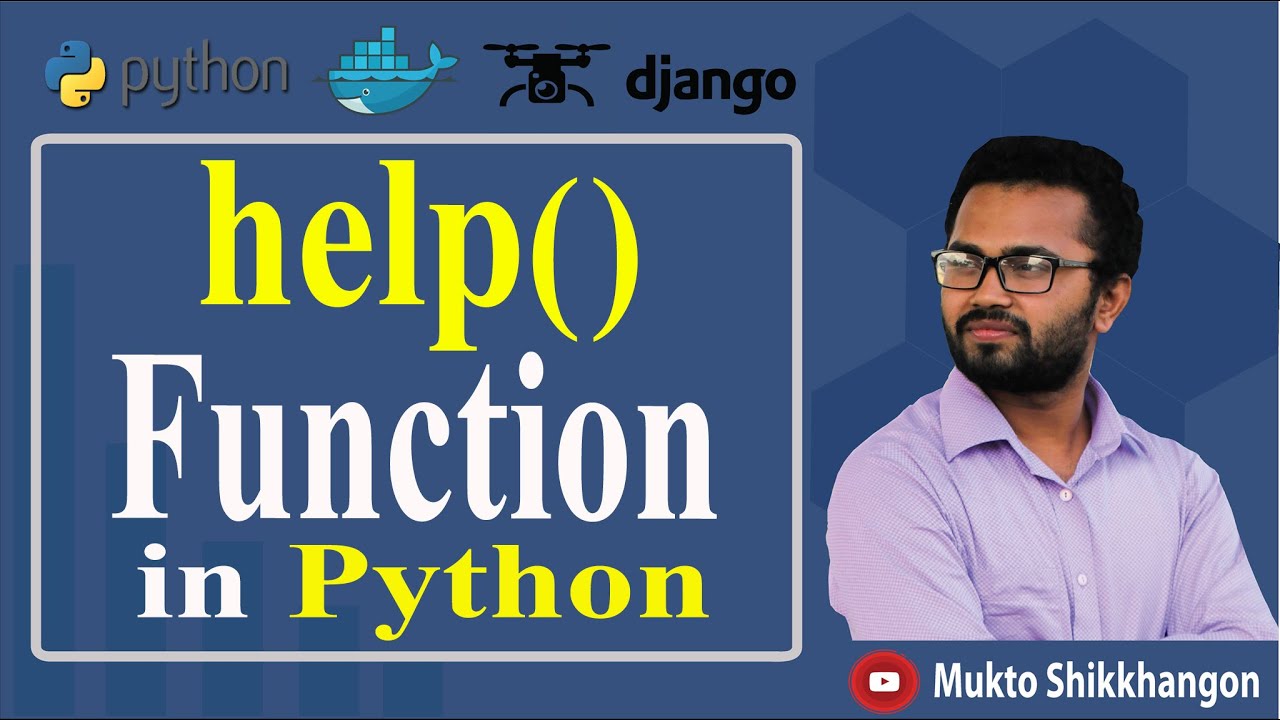 Interactive Help Function In Python Python Tutorial Lecture 6