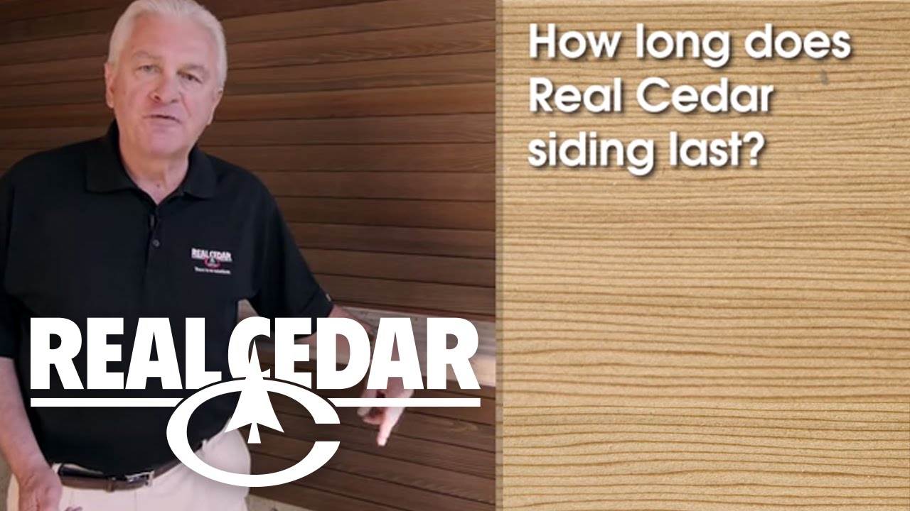 Faq How Long Does Real Cedar Siding Last Realcedar Youtube