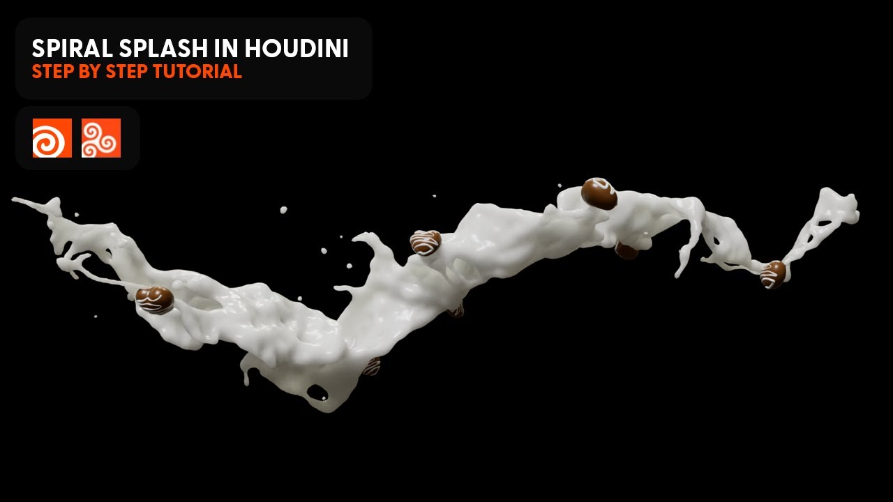 Spiral Splash Tutorial In Houdini Youtube
