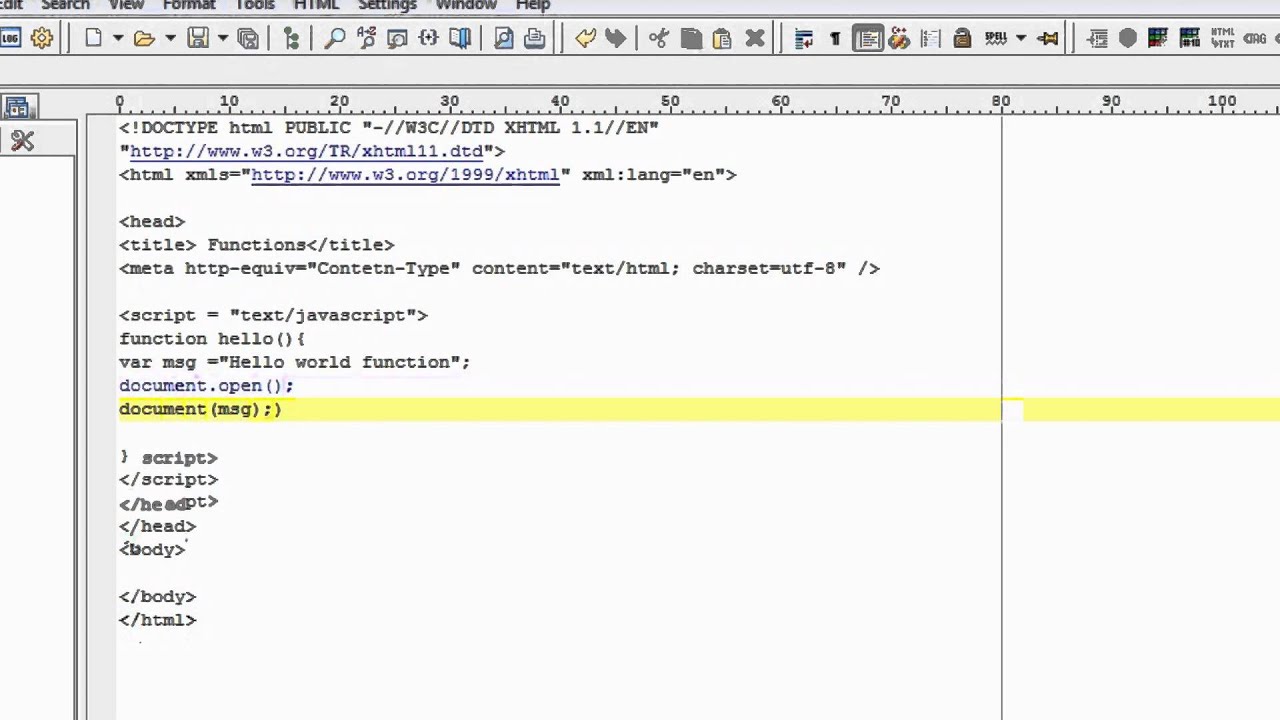 Beginner Javascript Tutorials Basic Functions Youtube