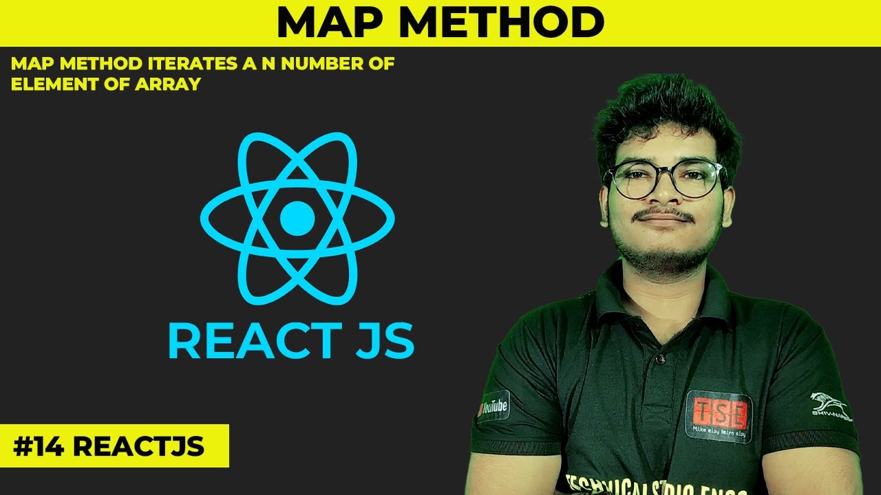 14 Map Method Map Method In Reactjs Reactjs Tutorials Youtube