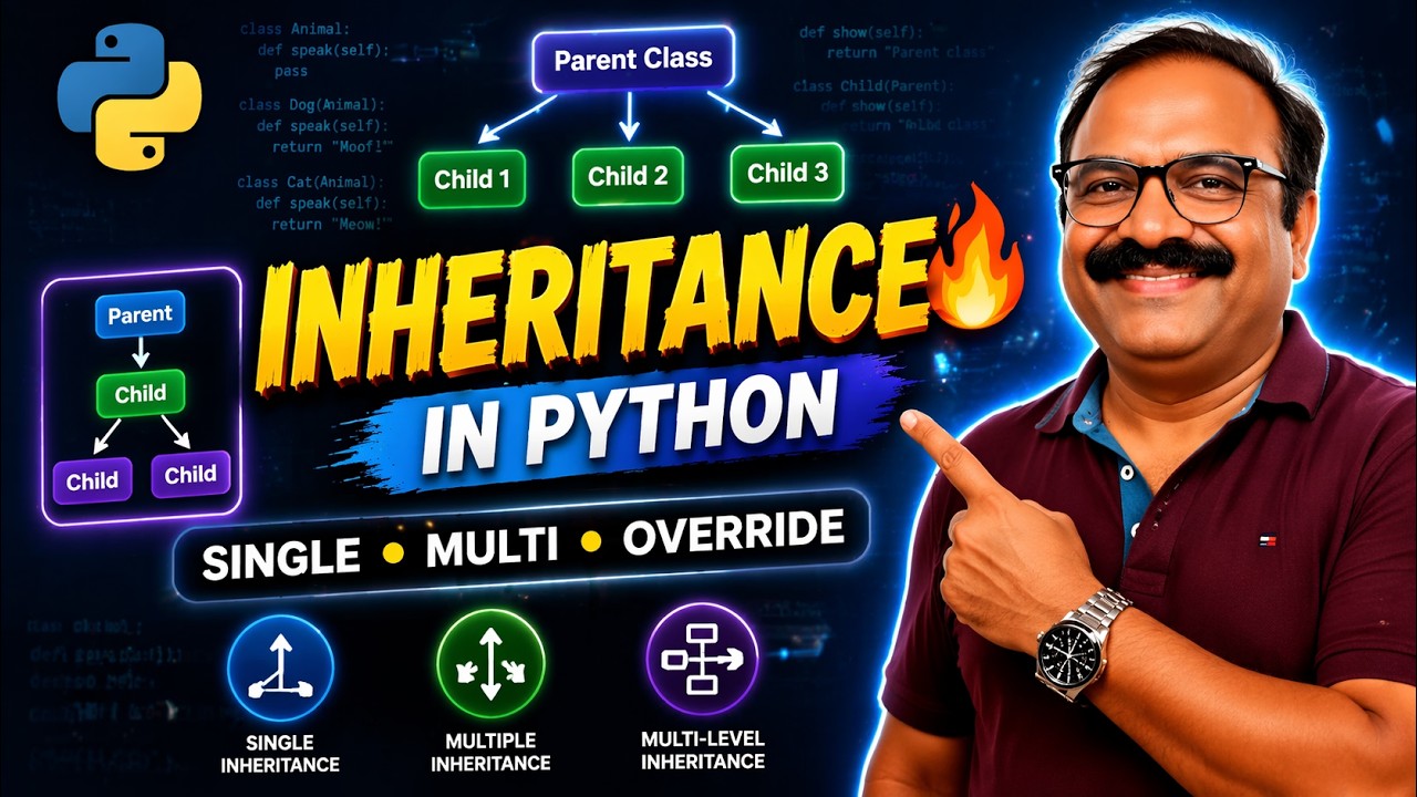 Python Day 27 Python Inheritance Explained Single Multiple Multi