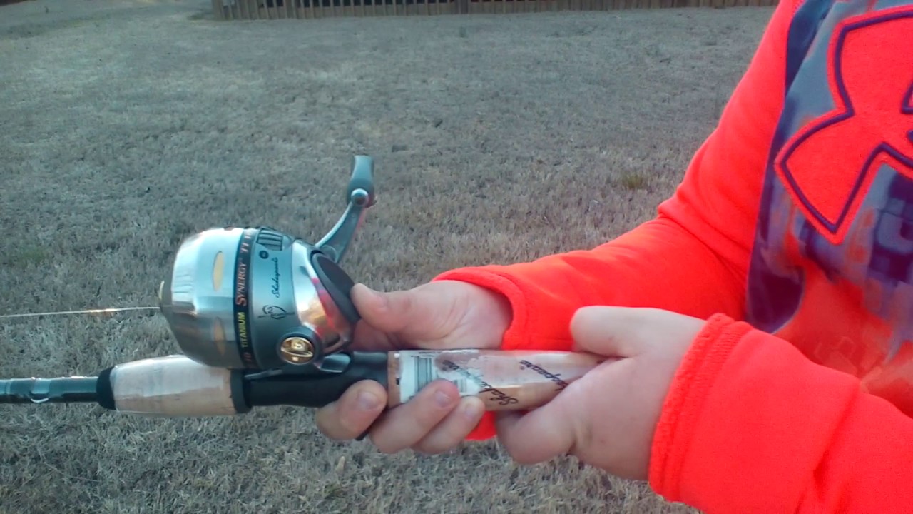 How To Cast A Push Button Reel Spincast Youtube