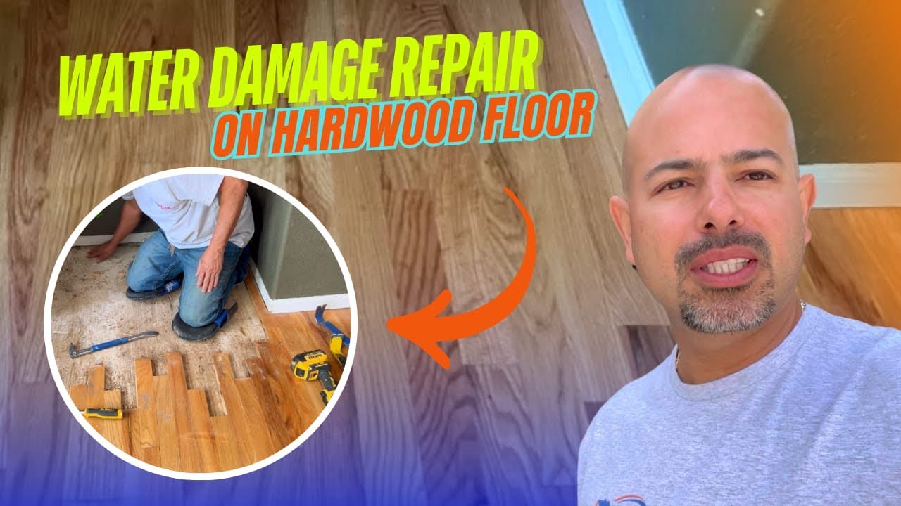 Water Damage Repair On Hardwood Floor Youtube