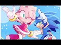 One Hour Of Sonamy Sonic X Amy Comic Dub Compilation Super Hedgehog