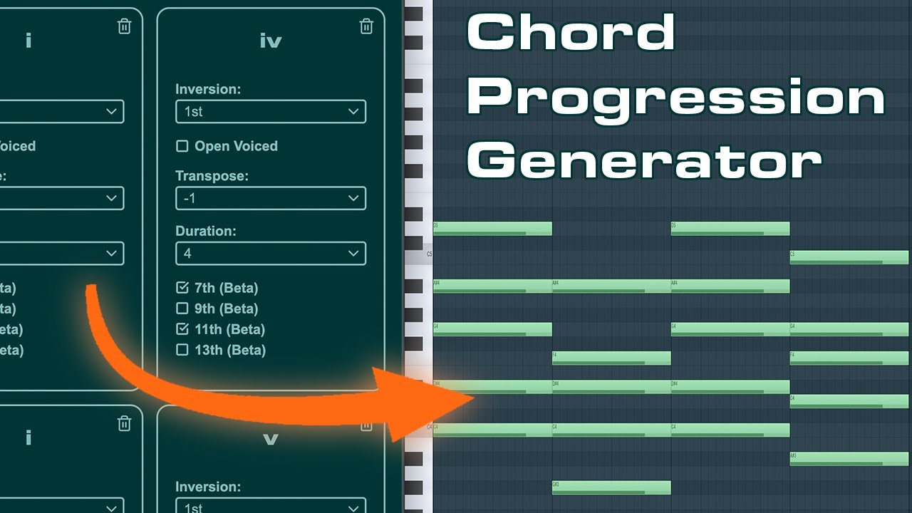Free Chord Progression Generator Youtube