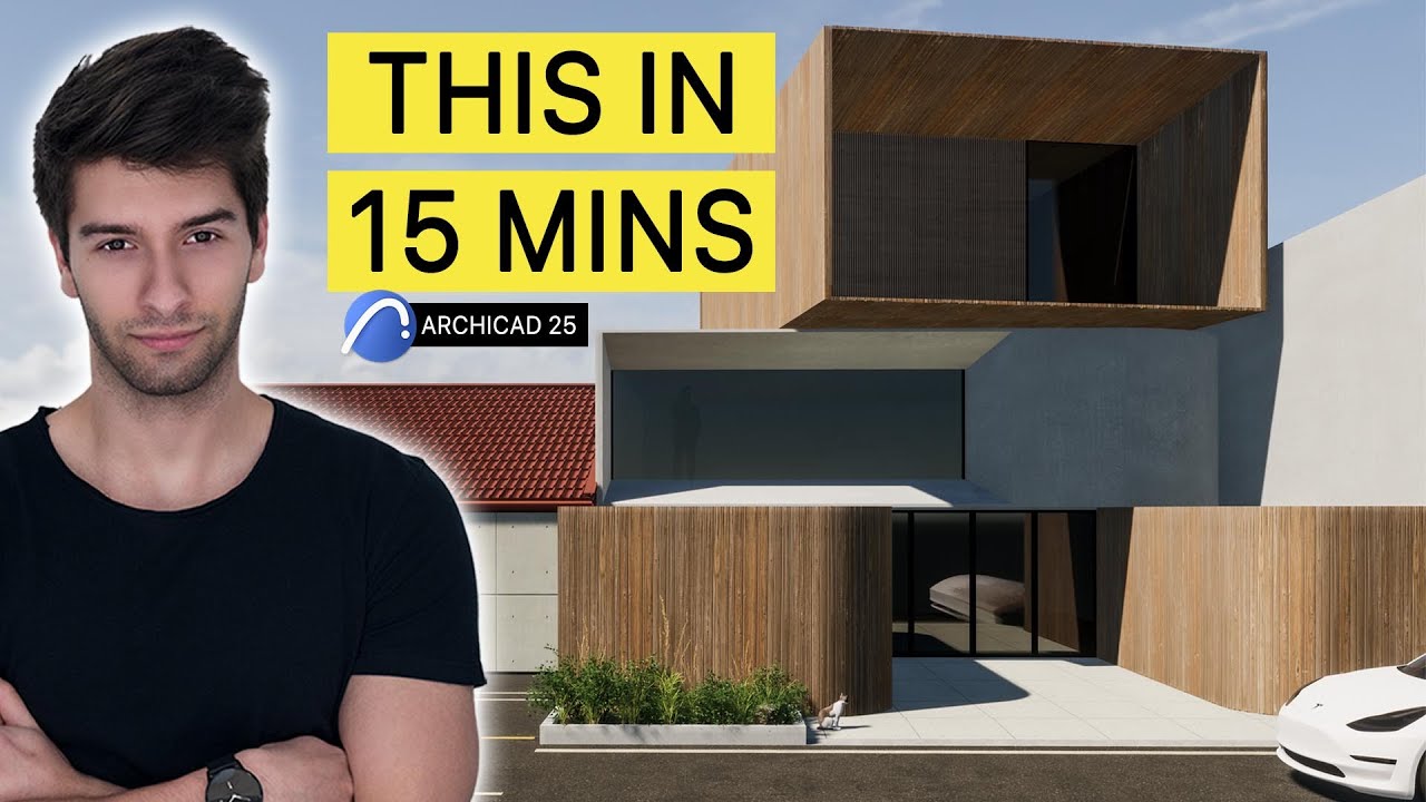 Archicad Start To Finish Tutorial In Under 15 Minutes Youtube