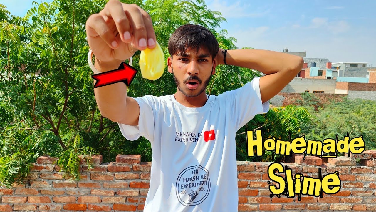 We Made Slime At Home Crazy Experiment Youtube