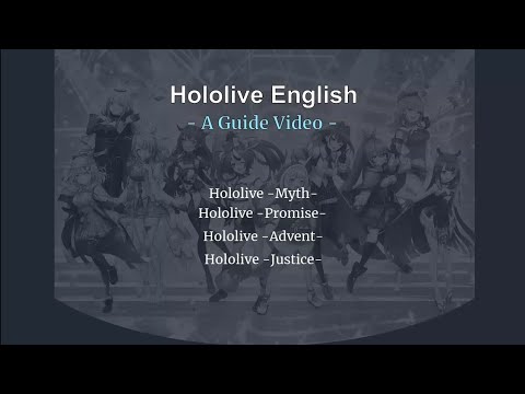 A Guide To Hololive English Youtube