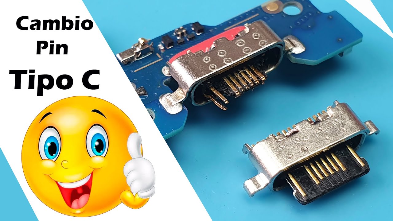 Como Cambiar Un Pin De Carga Tipo C Youtube