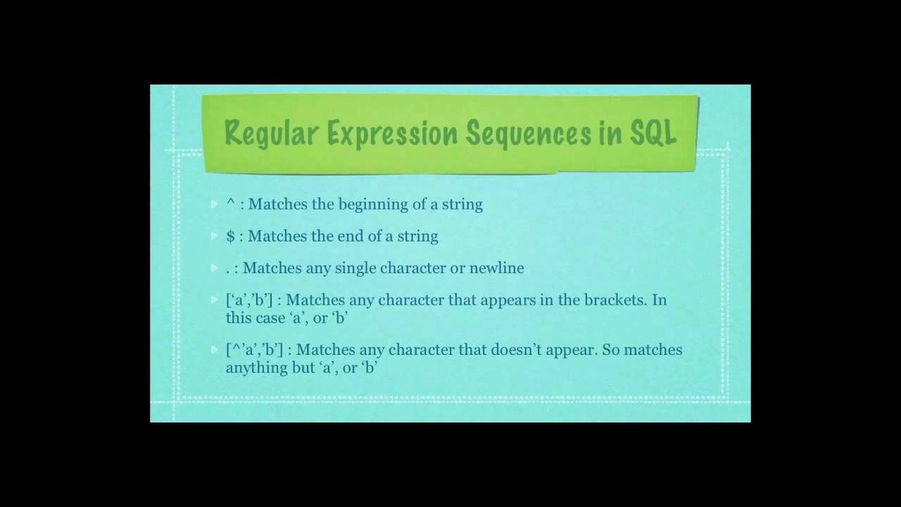 Mysql Sql Statements Tutorial 3 Youtube