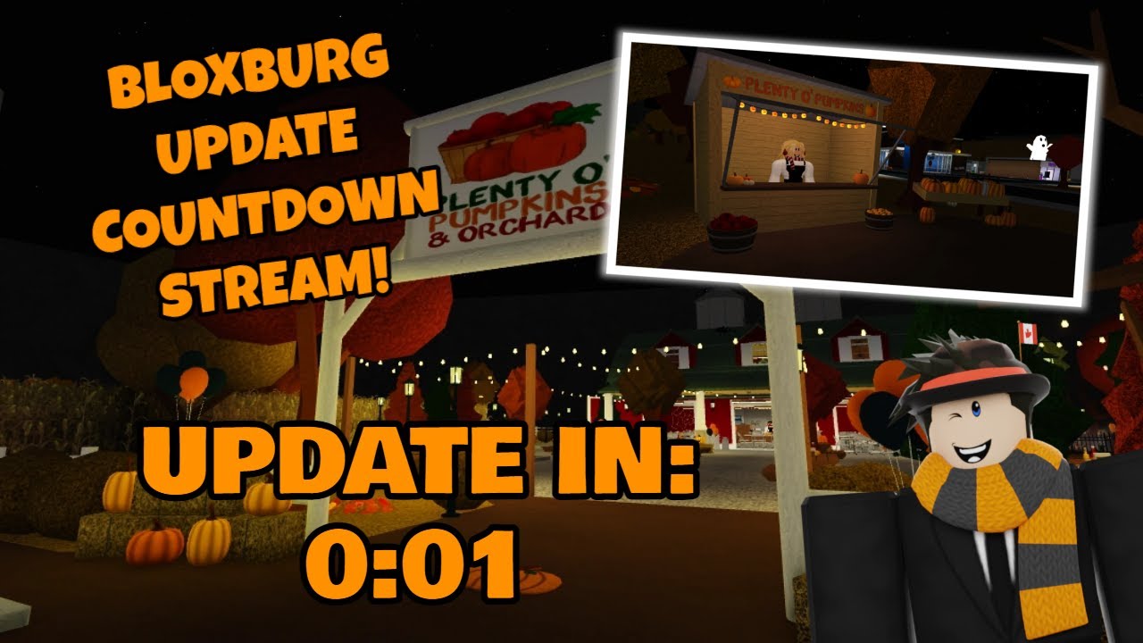 Bloxburg Halloween Update Countdown Youtube