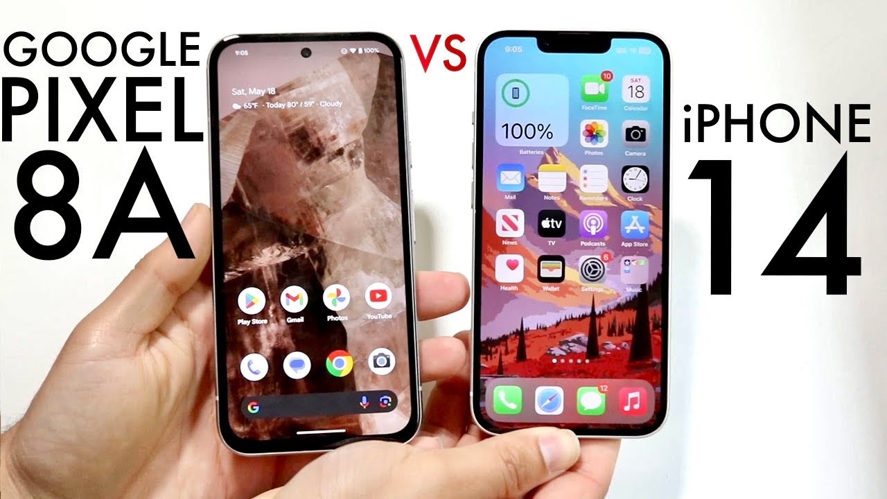Google Pixel 8a Vs Iphone 14 Comparison Review Youtube