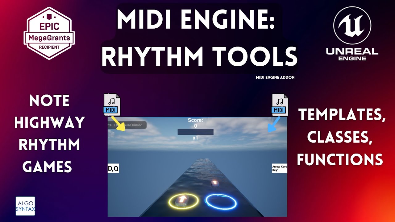 Unreal Engine Rhythm Tools Plugin Rhythm Game Template Part 1