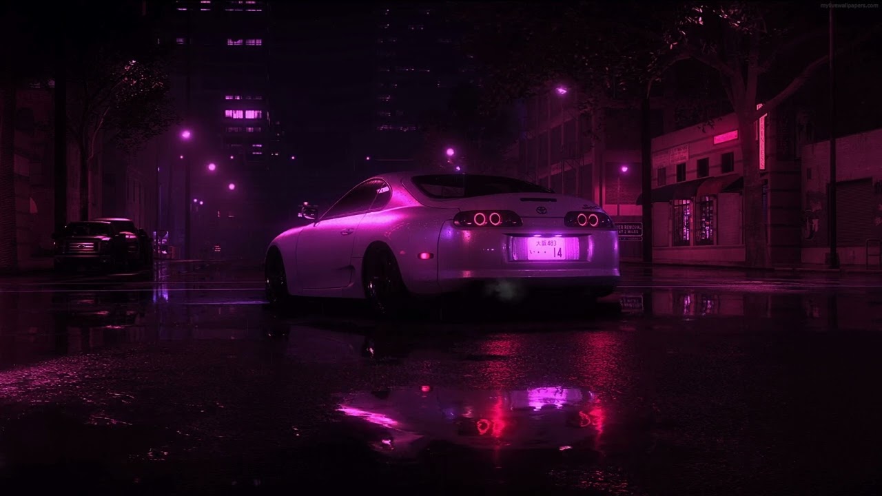 Fondo De Pantalla Animado Toyota Supra Nfs De Coches En Movimiento 4k