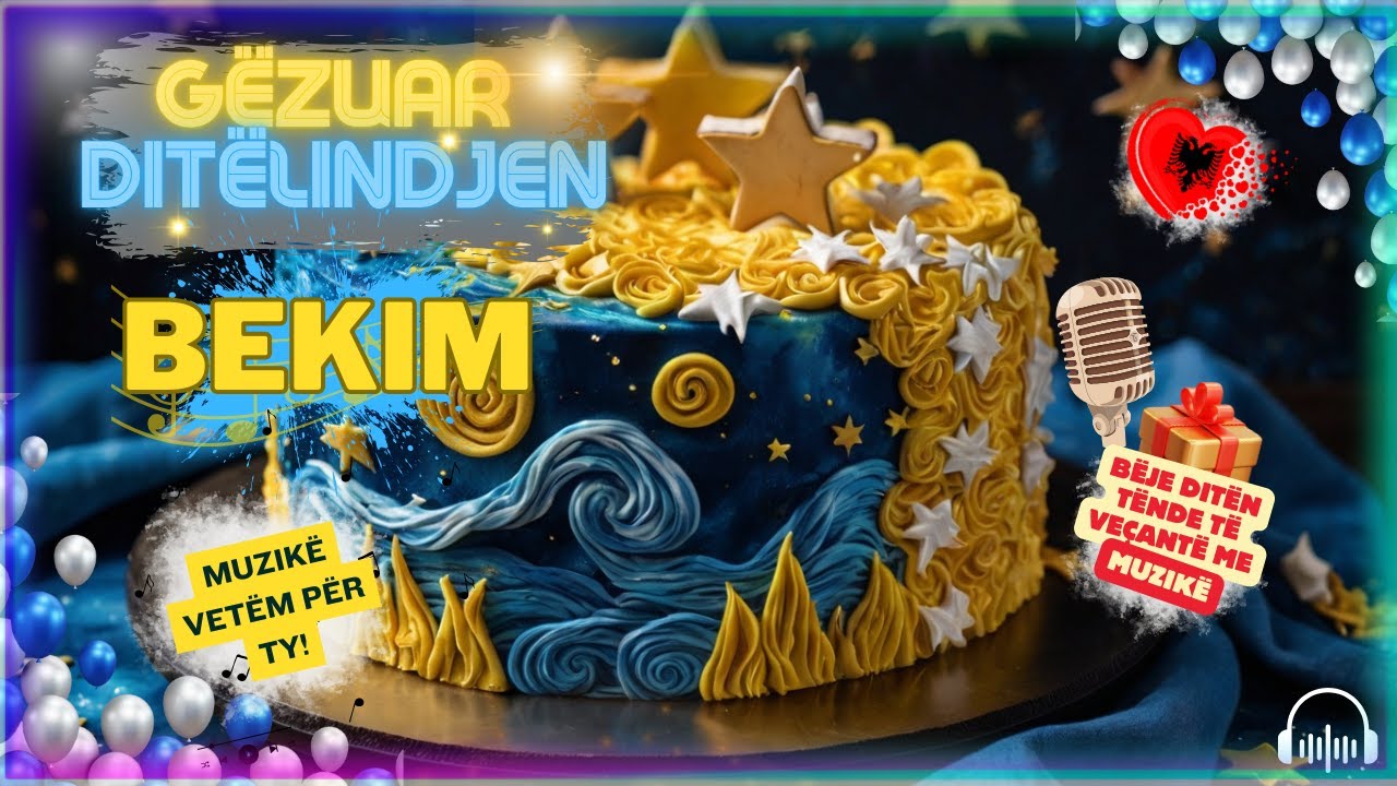 Bekim Kënga Jote Personale Happy Birthday Gëzuar Ditëlindjen