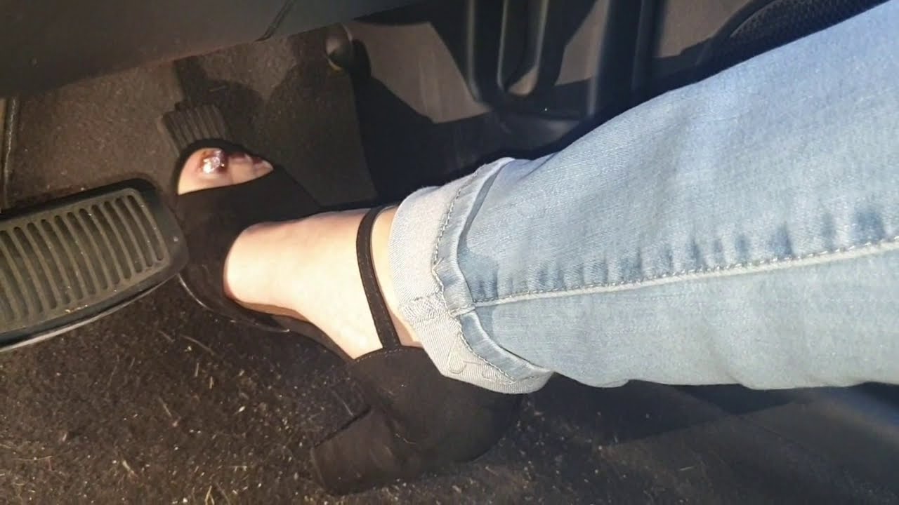 Pedal Pumping Driving In High Heels Preview Youtube