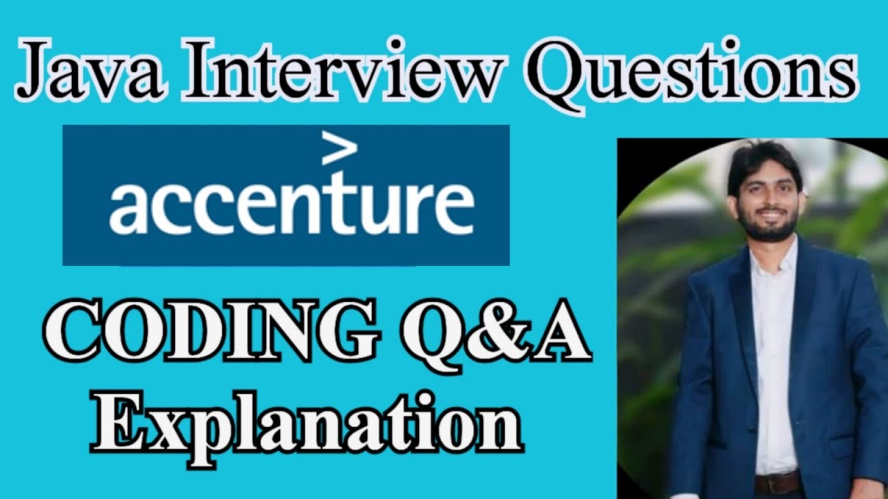 Java Interview Coding Questions Code Asked In Accenture Interview