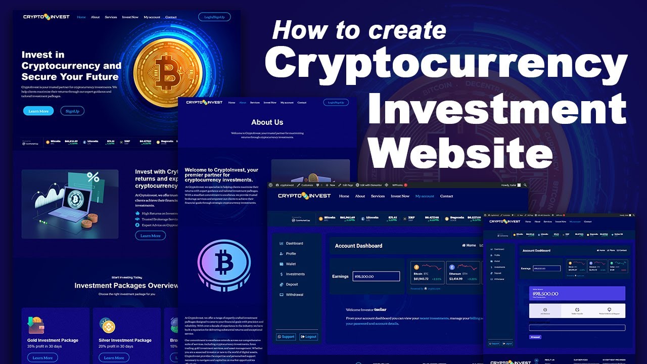 How To Create An Investment Website Using Wordpress Woocommerce And