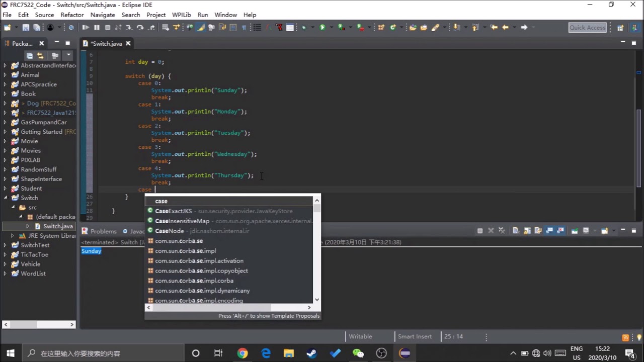 Java Switch Statement Tutorial Youtube