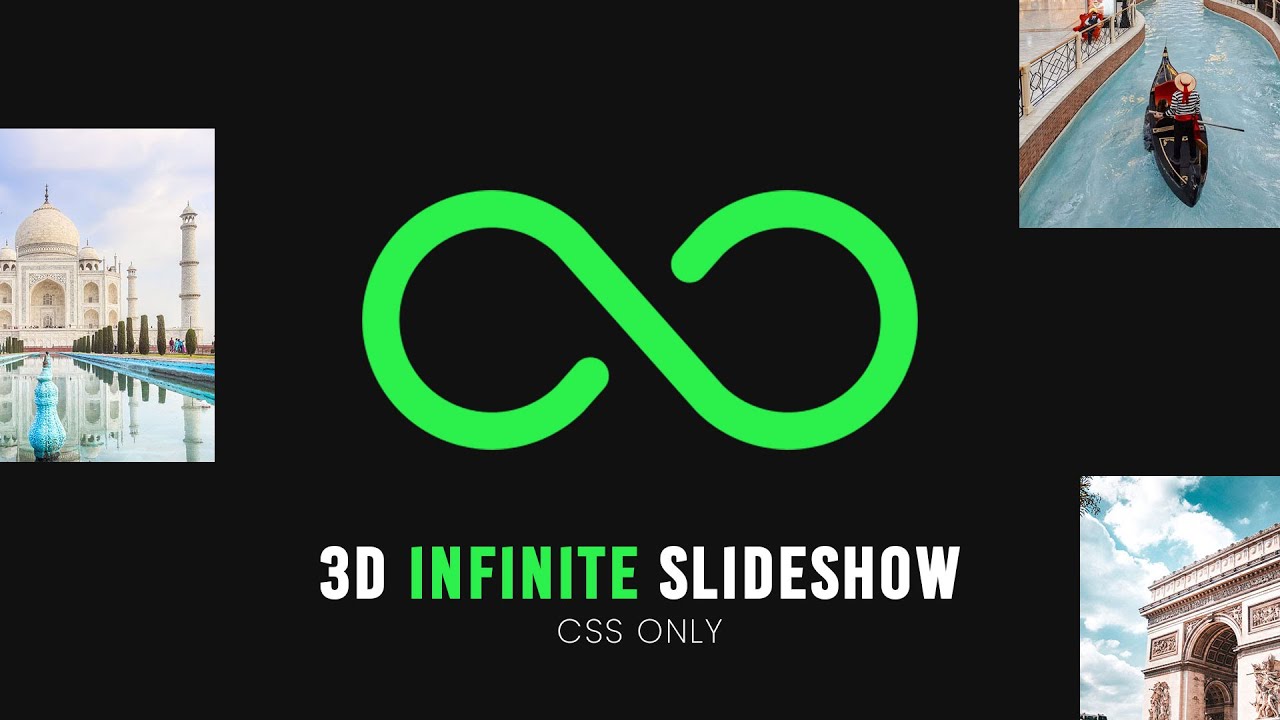 Infinite Css 3d Slideshow Css Animation Effects Youtube