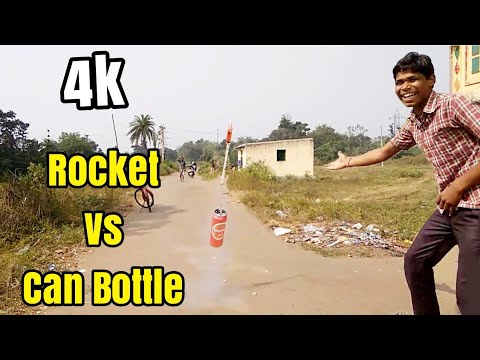 Rocket Vs Can Bottle Launching How To Flying Mkumar Technical Youtube