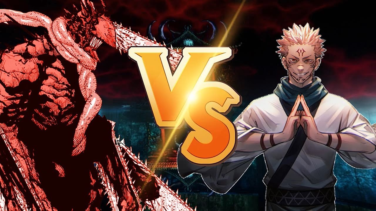 Ryomen Sukuna Vs Demonio Motosierra Chainsawman Vs Jujutsu Kaisen