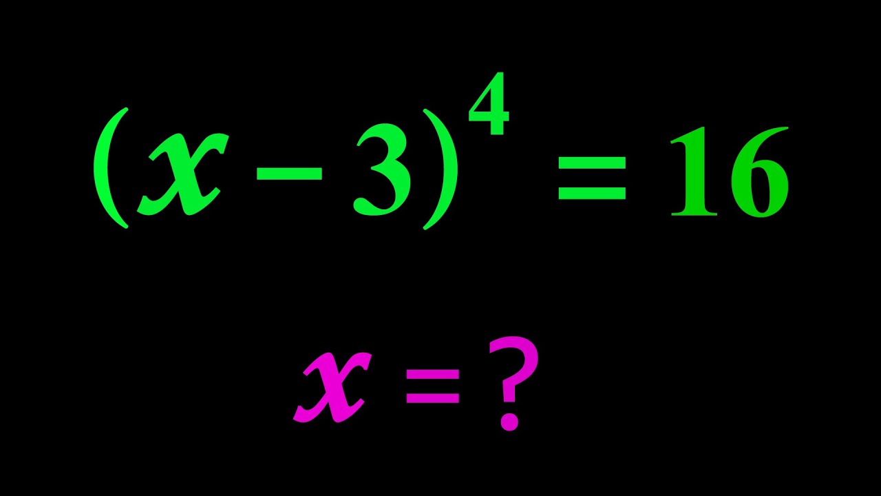 A Nice Algebra Problem Solve For X Math Olympiad Youtube