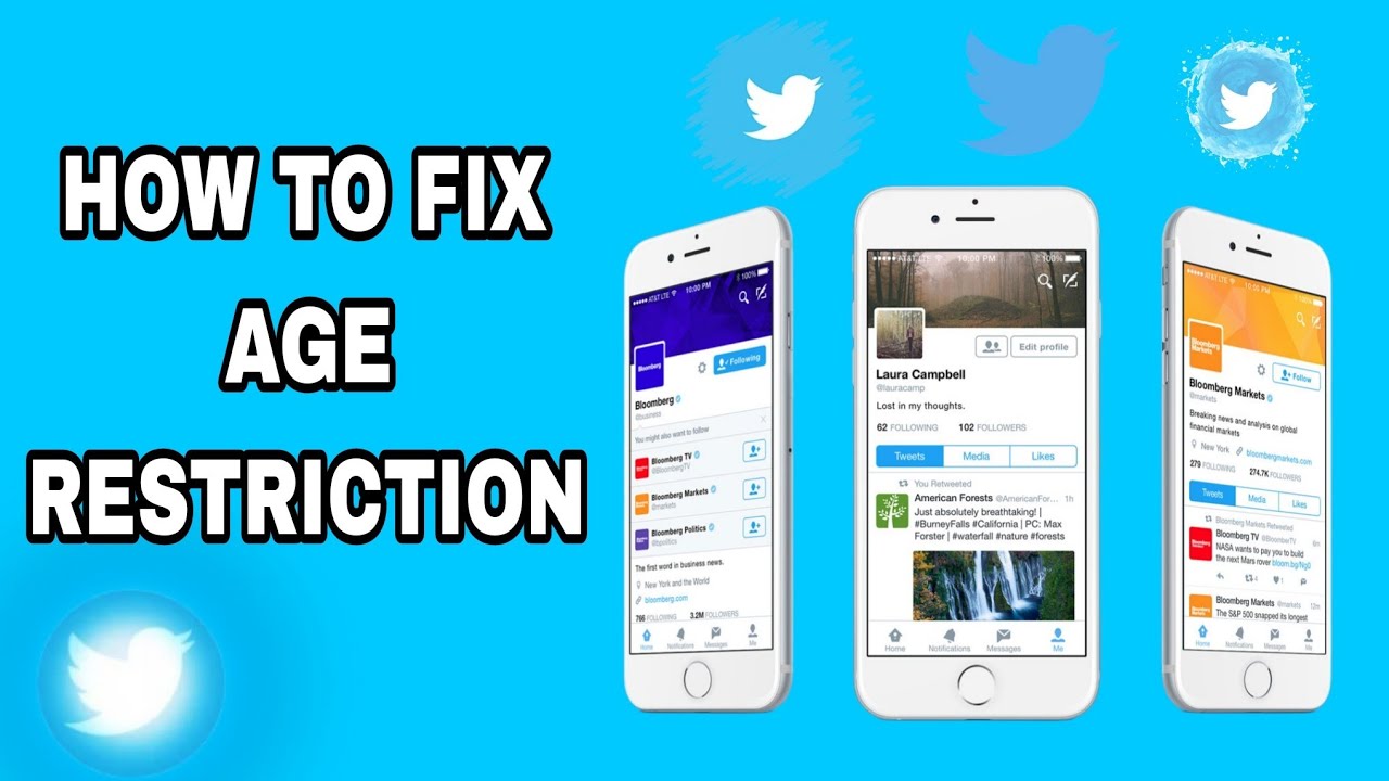 How To Fix Age Restriction On Twitter App Easy Fix Youtube
