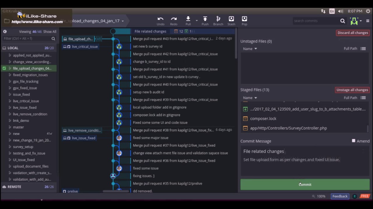 How To Open Old Branch In Gitkraken Feetcreate
